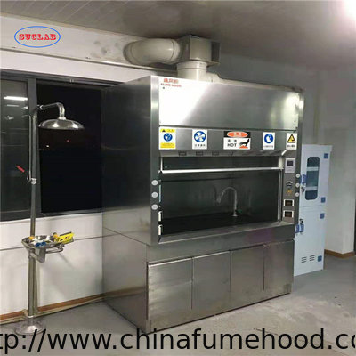 Wholesale Anti-Scratch Acid Proof Laminar Air Flow 304 stainless steel fume hood with Ce Certificate