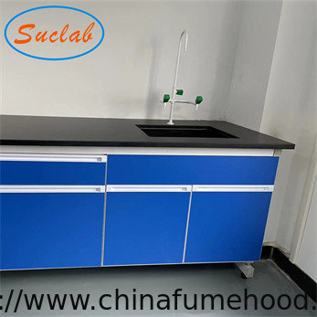 Customized Made Blue Chemical Resistance Lab Bench Chemistry lab furniture Manufacturers