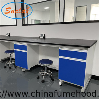 Customized Made Blue Chemical Resistance Lab Bench Chemistry lab furniture Manufacturers