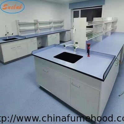 2022 Newest Design  Customized Made Size  Lab Bench Strongest Chmeical Resistant Steel Laboratory Furniture Manufacturer