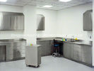 Industrial Stainless Steel Lab Furniture With Cabinet , Cosmetics Metal Lab Cabinets