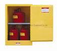 Single Door Flammable Liquid Storage Cabinet Blue / Red / Yellow For Chemical Lab