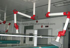 Ceiling Mounted Laboratory Fittings , 360° Swiveled Fume Exhaust Arm