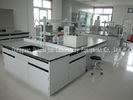 Chemical Laboratory Working Table Non - Slip Adjust Feet With Reagent Shelf