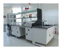 Cold Rolled Steel Science Lab Benches C / H Frame Corrosion Resistance Worktops