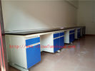 Scratch / Corrrosion / Acid / Alkali -Resistant Chemistry Lab Furniture With Sink And Faucet , Science Lab Workstations