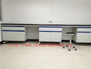 Scratch / Corrrosion / Acid / Alkali -Resistant Chemistry Lab Furniture With Sink And Faucet , Science Lab Workstations
