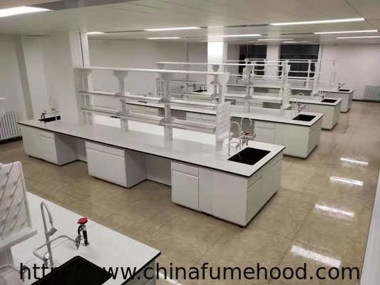 MDF Chemistry Lab Furniture Cabinets And Countertops For Inspection