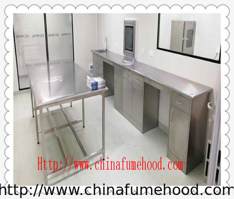 Customized Made  304 Stainless Steel Lab Cabinets / Metal Lab Casework