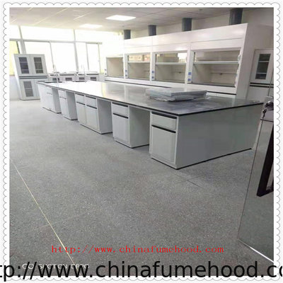 Customized Size Lab Island Bench Anti - Aging High Temperature Resistant