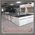 Heavy Chemical Laboratory Furniture  / Lab Tables Work Benches With Faucet