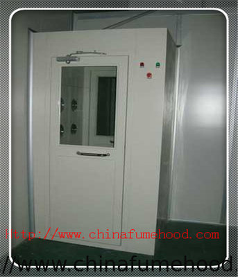 White Color Clean Room Equipment Air Shower Cabinet With Electronic Interlock