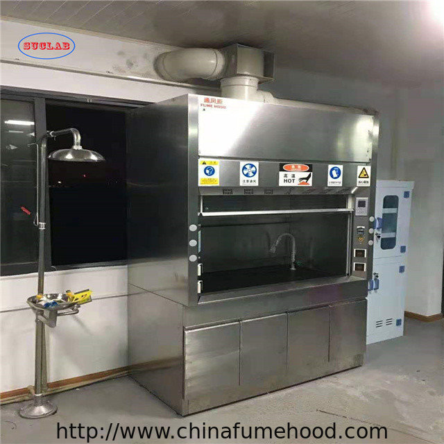 Wholesale Anti-Scratch Acid Proof Laminar Air Flow 304 stainless steel fume hood with Ce Certificate