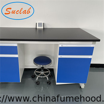 Best Quality OEM Lab Bench Blue/ Grey white Chemical Resistant Lab Furniture Design