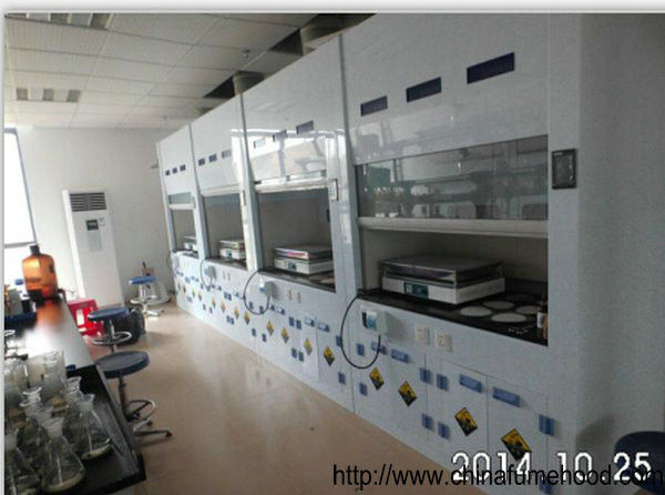 Biology Lab PP Fume Hood , 1.2/1.5/1.8m Anti Corrosive Fume Exhaust Hood