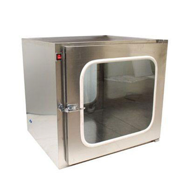 Stainless Steel Cleanroom Pass Through Box Mechanical Interlocking On Both Sides