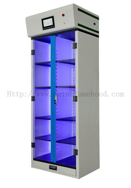 Medicine Laboratory Storage Cabinets , Filtered Ductless Metal Storage Cabinet