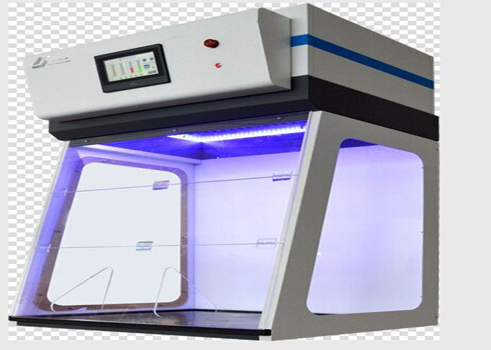 Chemistry Lab Ductless Fume Hood Benchtop All Steel Material LCD Touch Screen Control