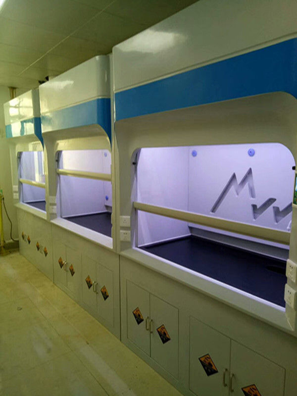 Hospital Benchtop / Chemical FRP Fume Hood Exhaust System With Moisture Proof Table