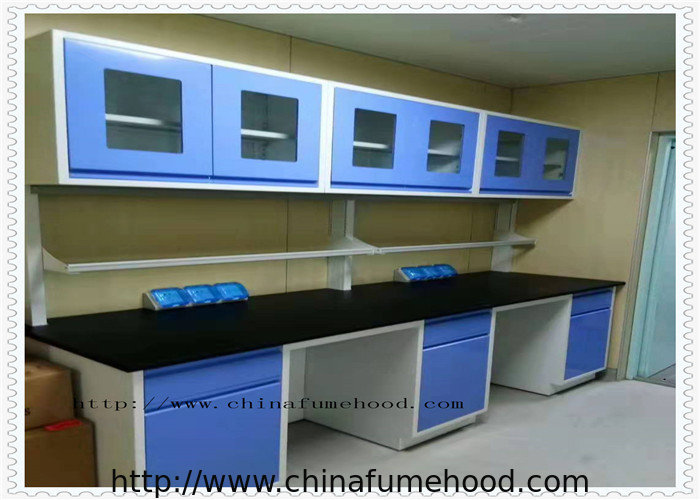 Floor Mounted Structure Chemistry Lab Cabinets And Countertops Anti Static